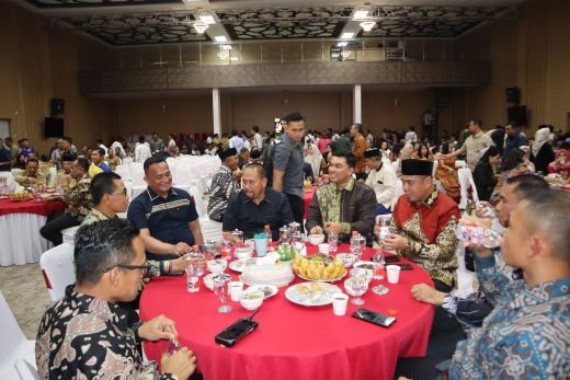 Malam Pisah Sambut Kapolres Batu Bara, Bupati Baharuddin Siagian Do'a kan AKBP Taufiq Hidayat ...